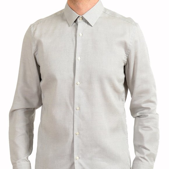 Hugo Boss | Shirts | Hugo Boss Mens Isko Slim Fit Geometric Print Long ...